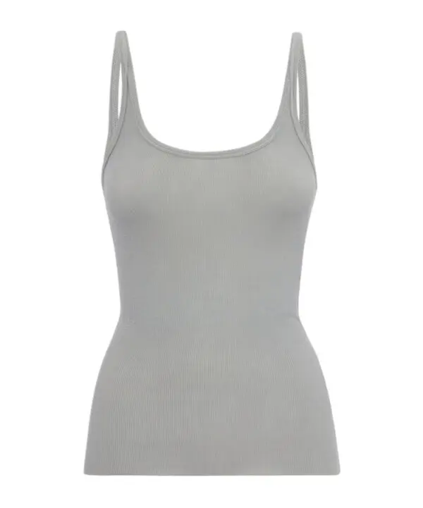 MSGM Ribbed Stretch Viscose Tank Top