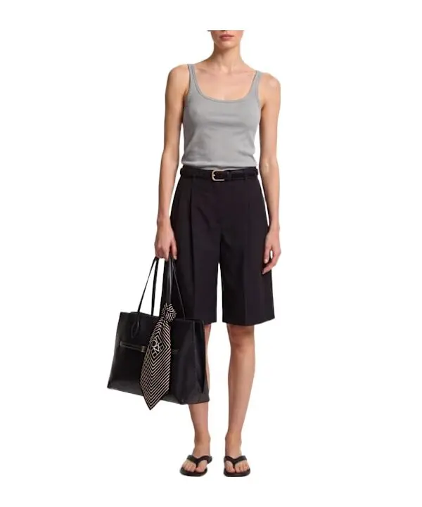 MSGM Ribbed Stretch Viscose Tank Top