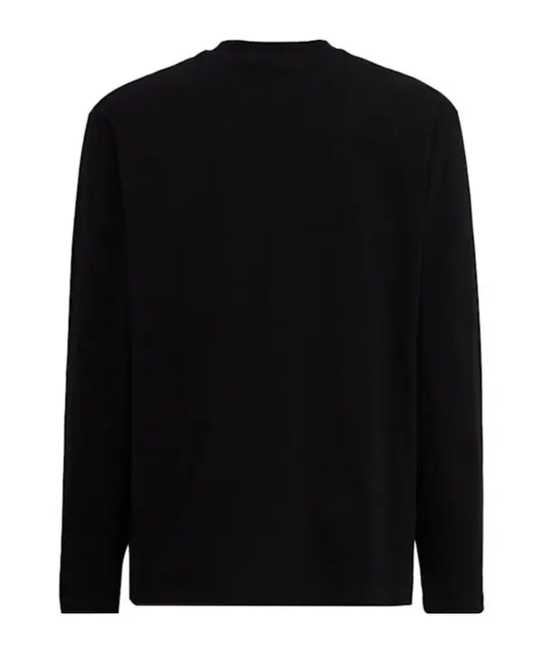 MSGM Logo Long Sleeve Cotton T-shirt