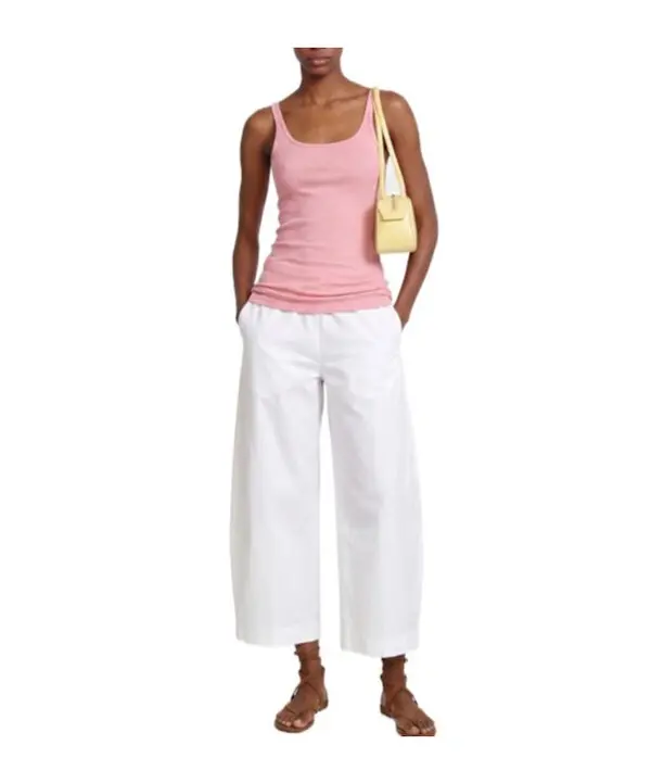 MSGM Ribbed Stretch Viscose Tank Top