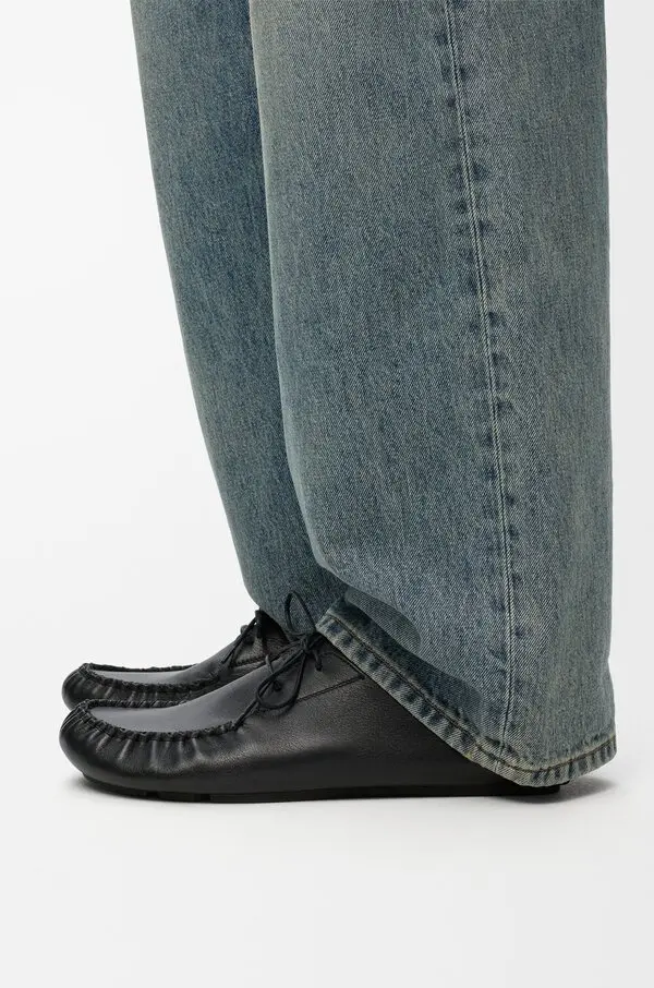 Loewe Wearing Loafers Over Other Shoes