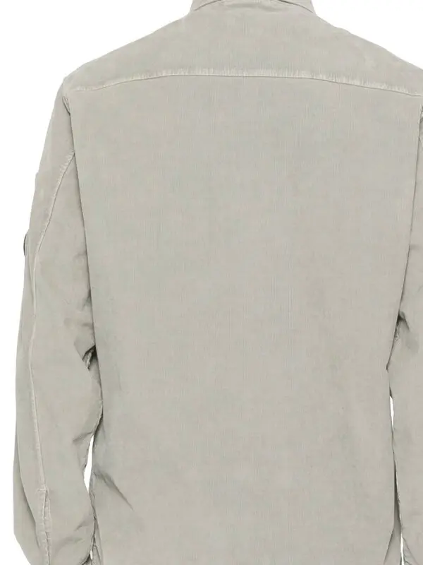 C.P. COMPANY Corduroy Lens Long Sleeved Buttoned Shirt