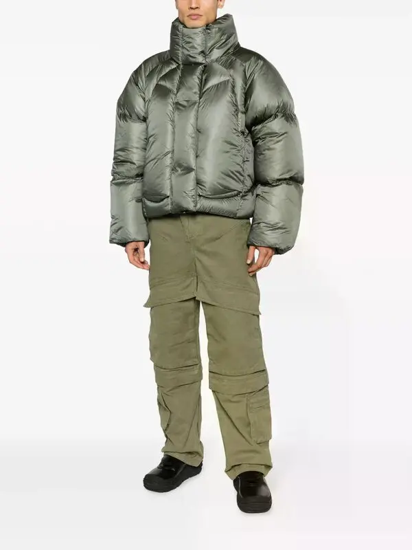 ENTIRE STUDIOS Khaki Cotton Cargo Trousers