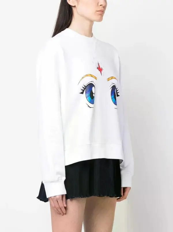 Dsquared2 Graphic Print Crew Neck Sweatshirt