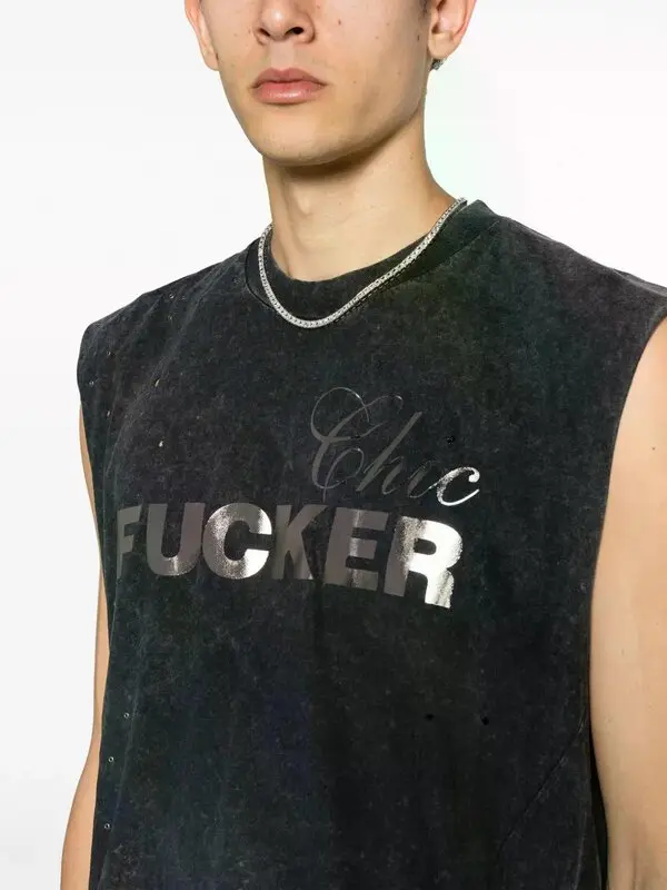 Dsquared2 Slogan-print Cotton Tank Top