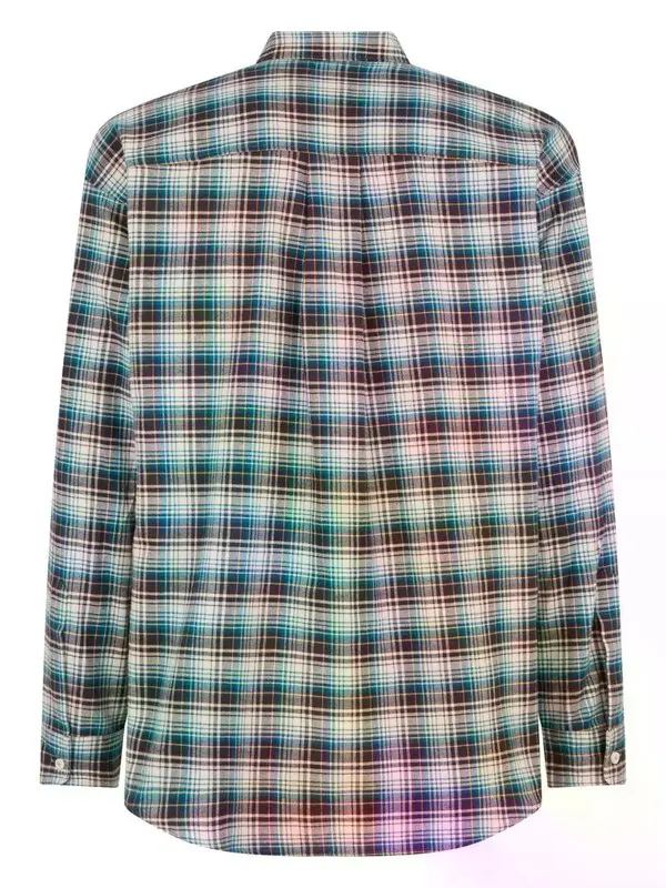 Dsquared2 Plaid-check Pattern Cotton Shirt