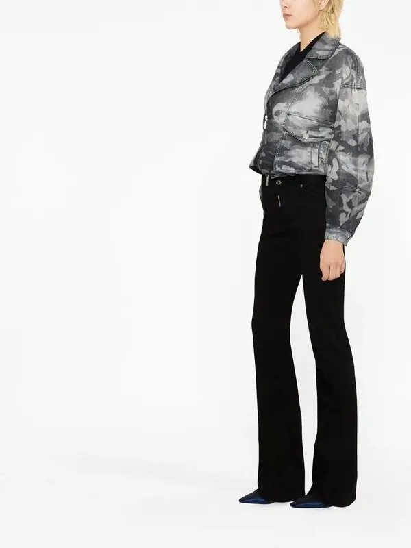 Dsquared2 Camouflage Denim Jacket