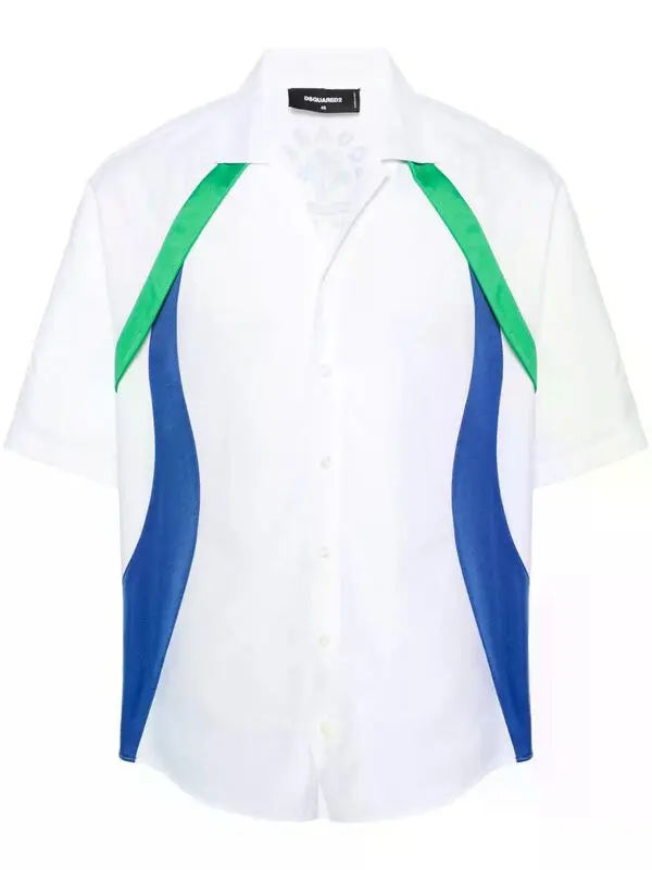 Dsquared2 Sporty Waves Cotton Shirt
