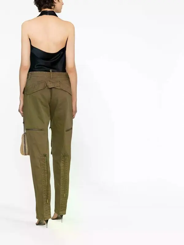 Dsquared2 Tapered Cargo Trousers With Patch Detail