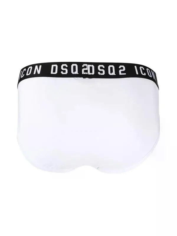 Dsquared2 Logo Waistband Stretch Briefs
