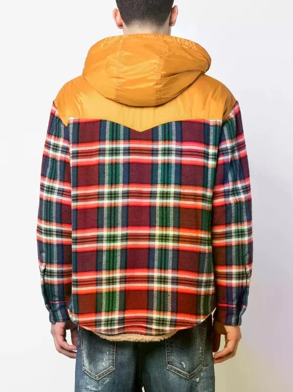 Dsquared2 Checked Hooded Jacket