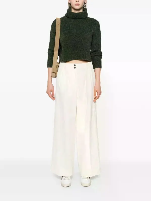 ALLSAINTS Payton Striped Twill Trousers - Neutrals
