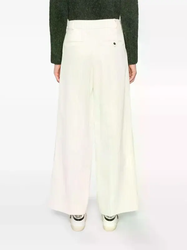 ALLSAINTS Payton Striped Twill Trousers - Neutrals
