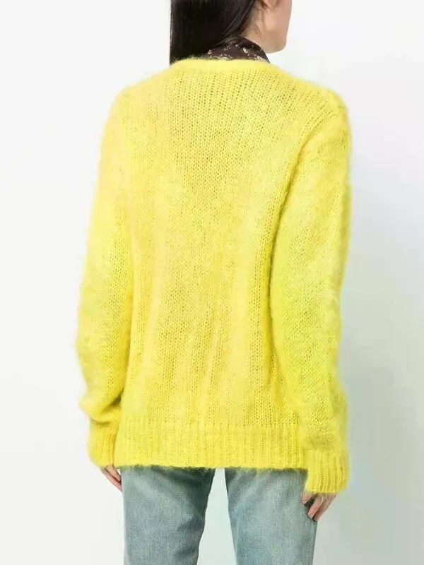 Dsquared2 Mohair Blend V-neck Cardigan