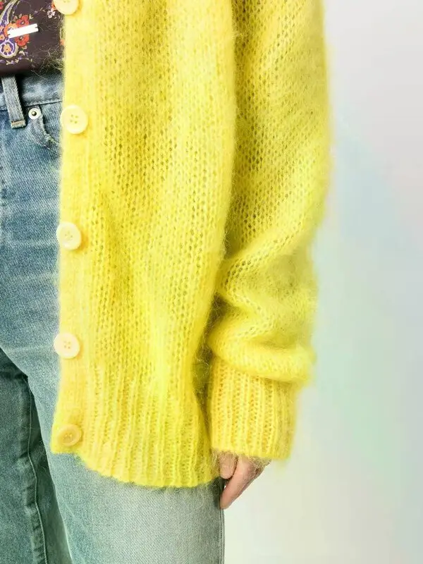 Dsquared2 Mohair Blend V-neck Cardigan