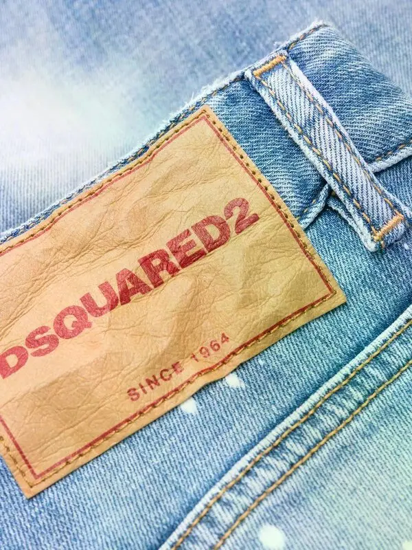 Dsquared2 Distressed Cropped Jeans