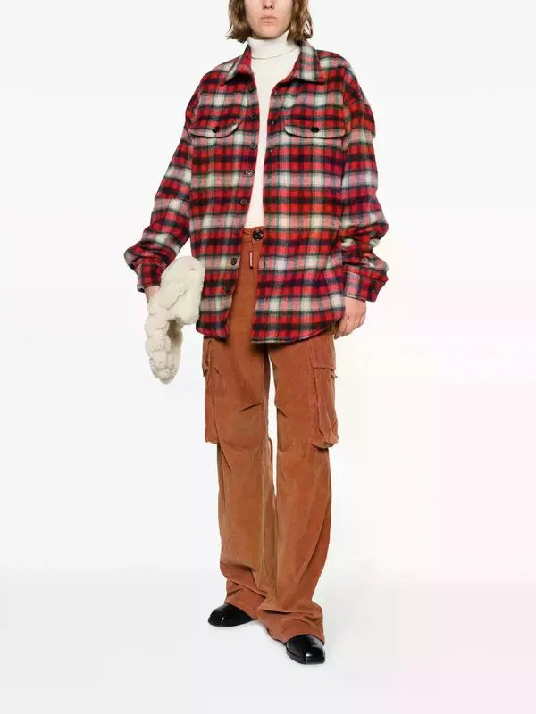 Dsquared2 Check Print Long-sleeve Shirt