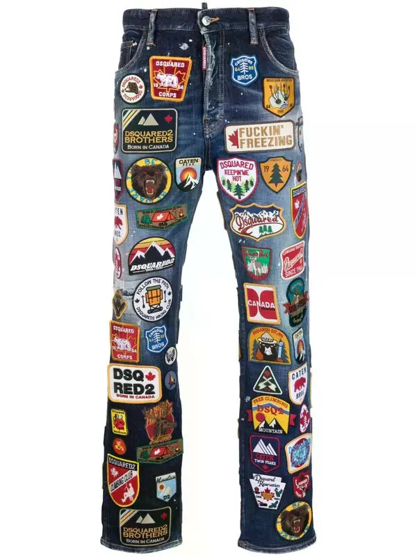 Dsquared2 Badge-appliqué Denim Jeans