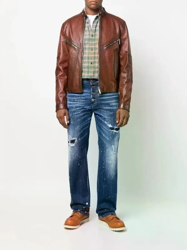 Dsquared2 Checked Cotton-blend Shirt