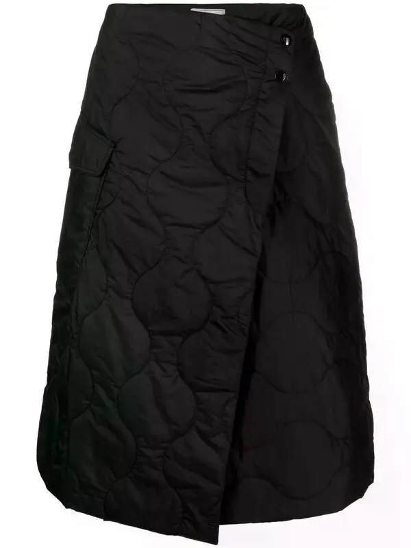 Woolrich Quilted Finish Wrap Skirt
