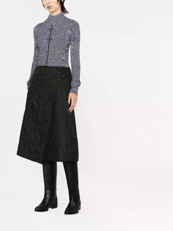 Woolrich Quilted Finish Wrap Skirt