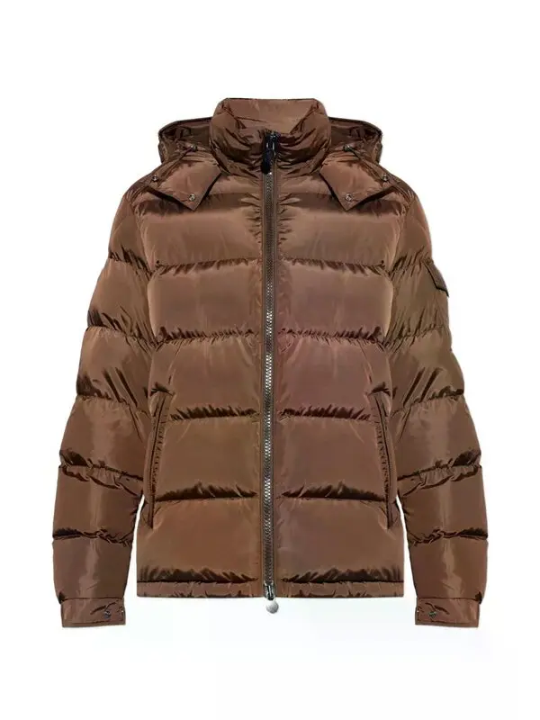 Moncler Maya Quilted Puffer Jacket - Brown