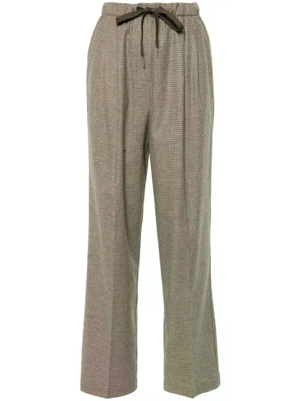 Pinko Check Pattern Trousers