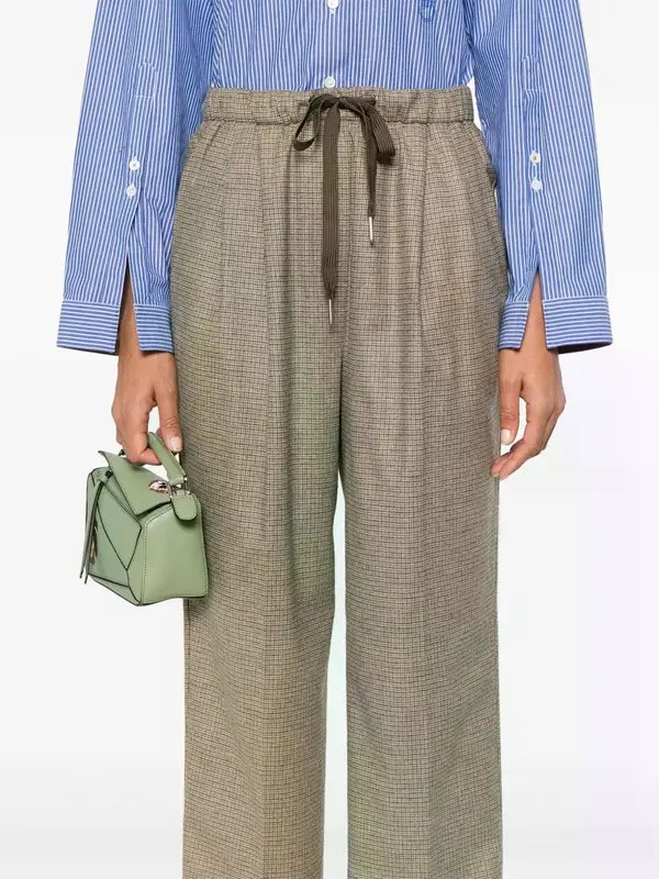 Pinko Check Pattern Trousers