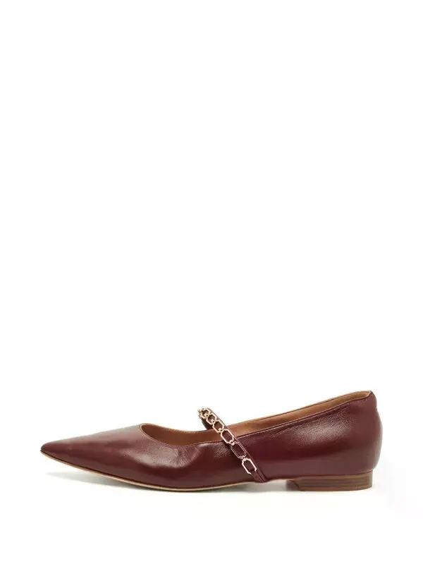 MALONE SOULIERS Virna Leather Ballet Flats