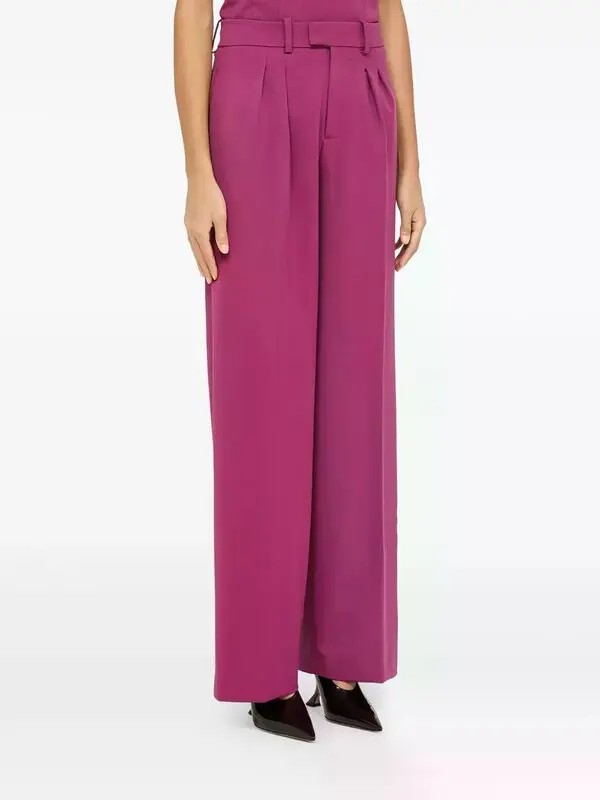 Federica Tosi Wide-leg Pleated Trousers
