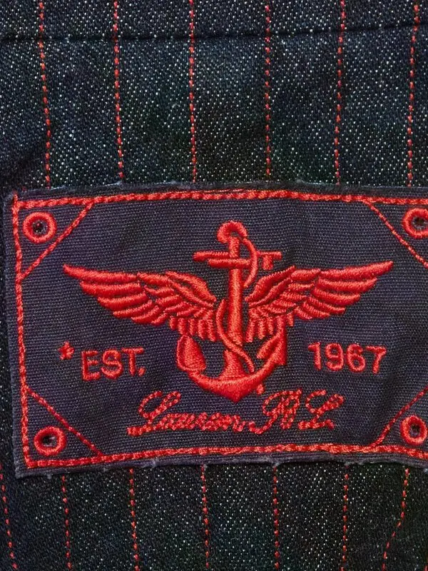 Ralph Lauren Striped Double-breasted Jacket