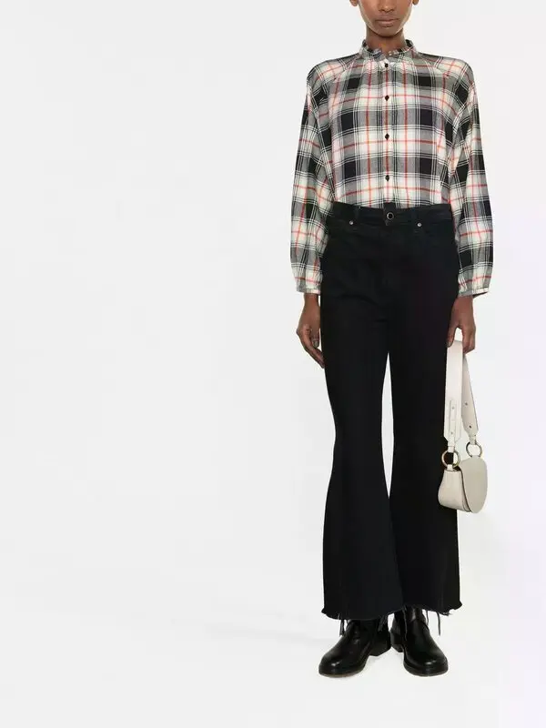 Woolrich Check-print Ruffle Shirt