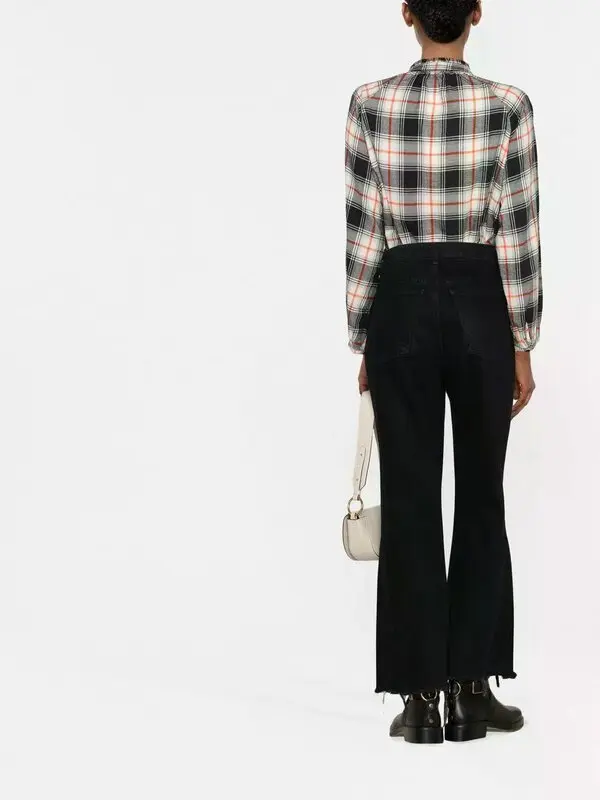 Woolrich Check-print Ruffle Shirt