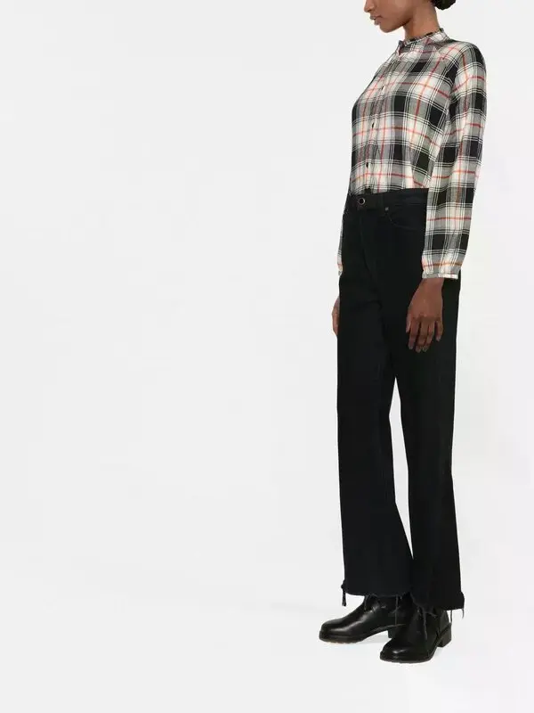 Woolrich Check-print Ruffle Shirt