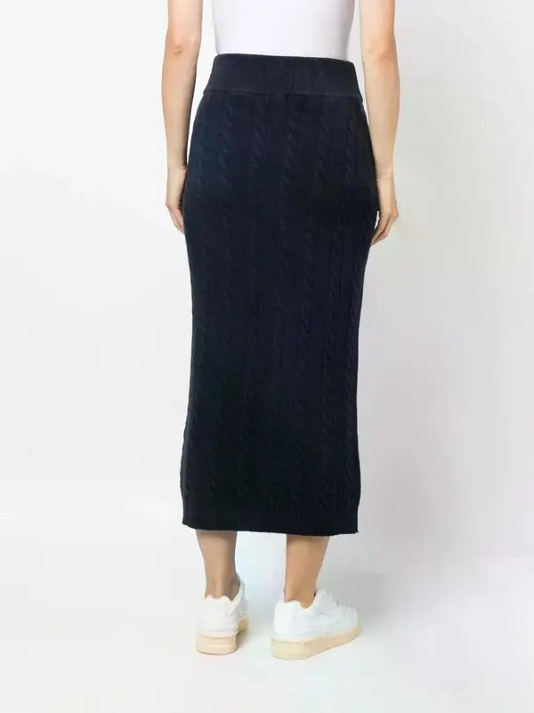 Woolrich Cable Virgin Wool Skirt