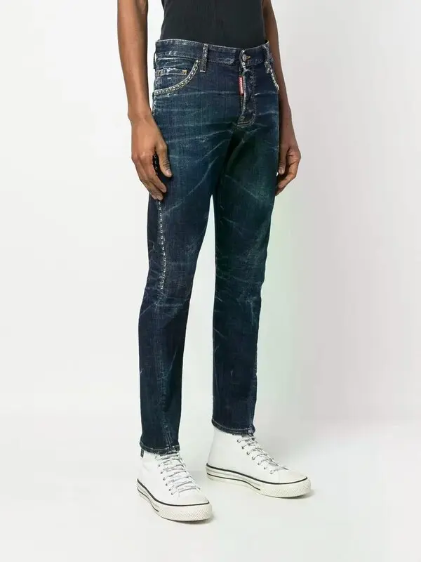 Dsquared2 Stud-embellished Skinny Jeans