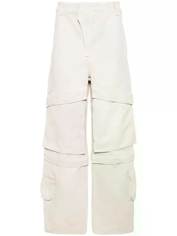 ENTIRE STUDIOS Panelled Cotton Cargo Trousers
