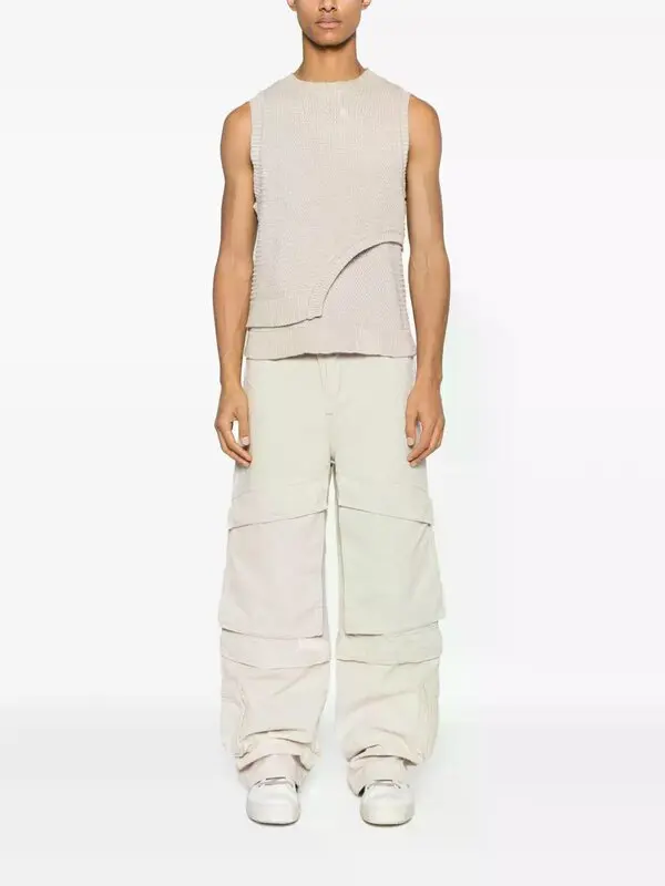 ENTIRE STUDIOS Panelled Cotton Cargo Trousers