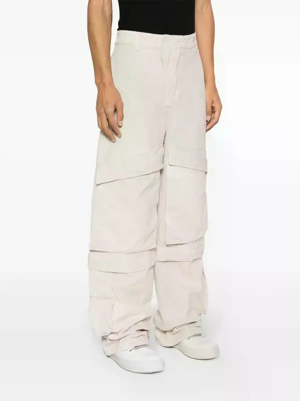 ENTIRE STUDIOS Panelled Cotton Cargo Trousers