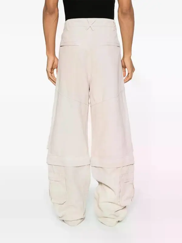 ENTIRE STUDIOS Panelled Cotton Cargo Trousers