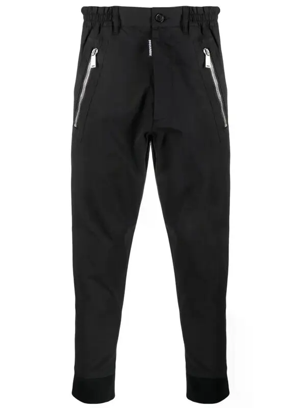 Dsquared2 Icon Print Tapered-leg Trousers