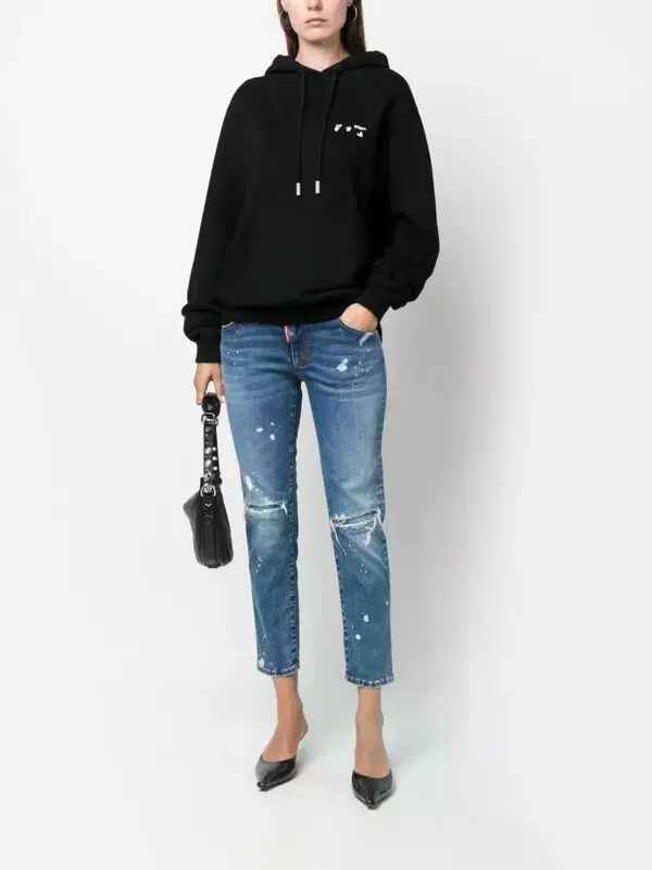 Dsquared2 Cropped Skinny Jeans - Blue