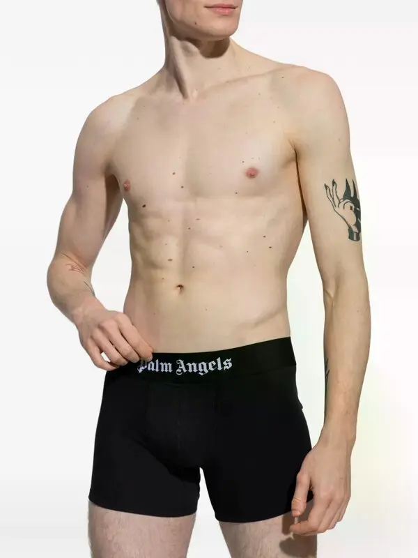 Palm Angels Logo-waistband Boxers