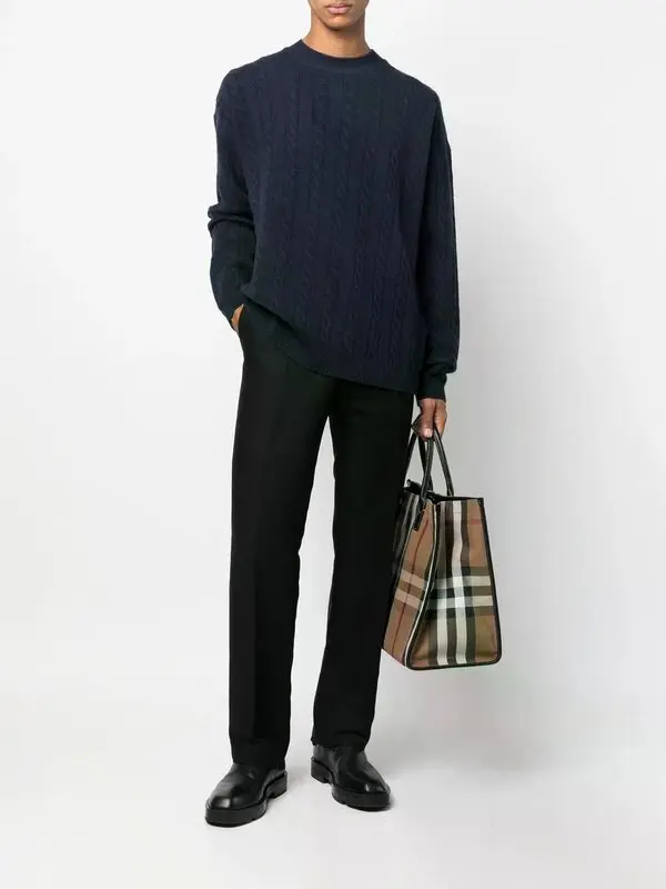 Woolrich Aran Knit Virgin Wool Jumper