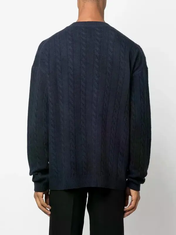 Woolrich Aran Knit Virgin Wool Jumper