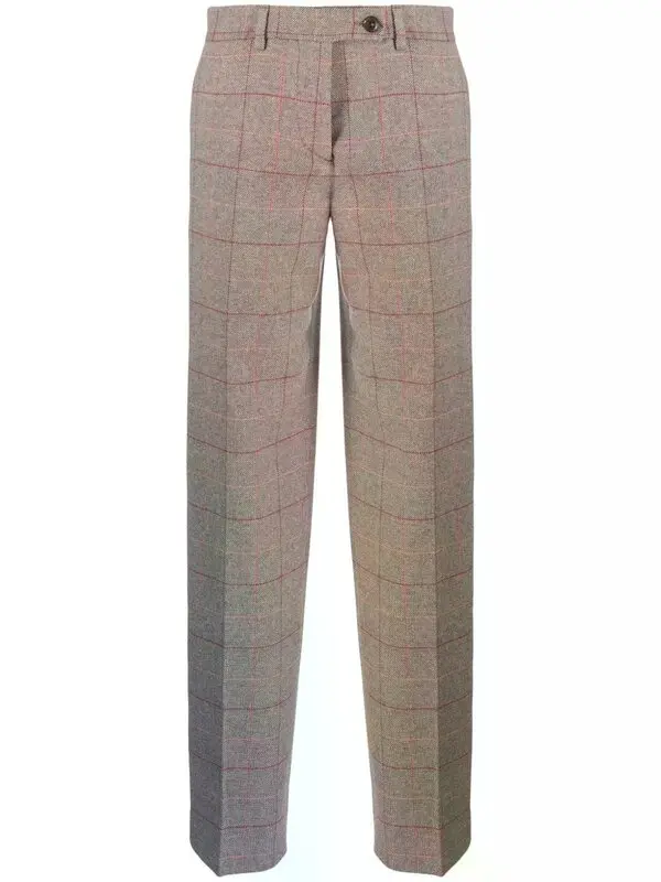FORTELA Checked Tailored Trousers