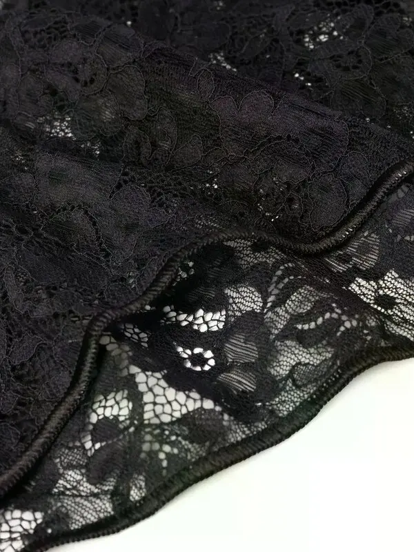 Oseree Floral-lace High Waisted Briefs