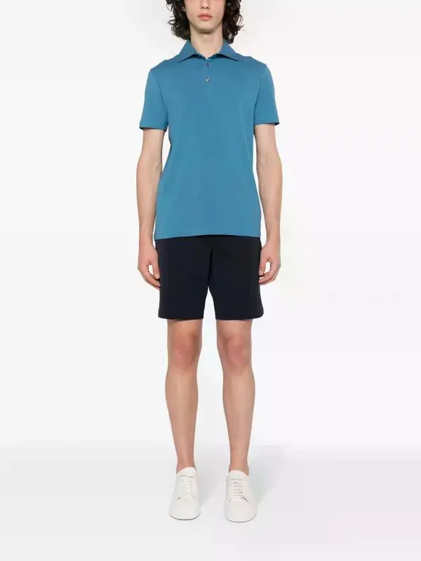 Malo Jersey Polo-shirt - Blue