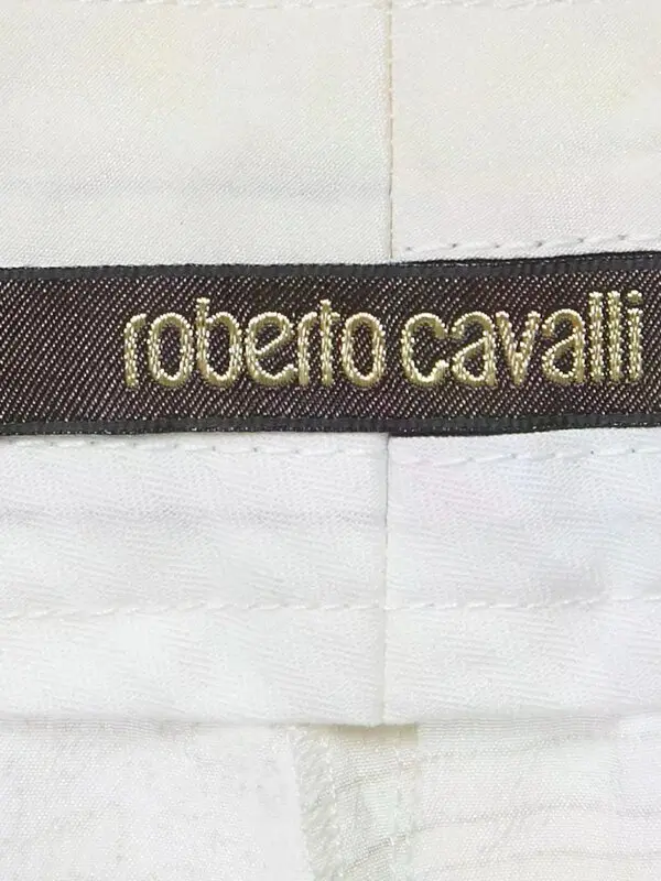 Roberto Cavalli Printed Silk Trousers