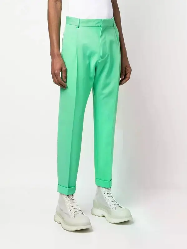 Dsquared2 Mint Virgin Wool Cropped Trousers
